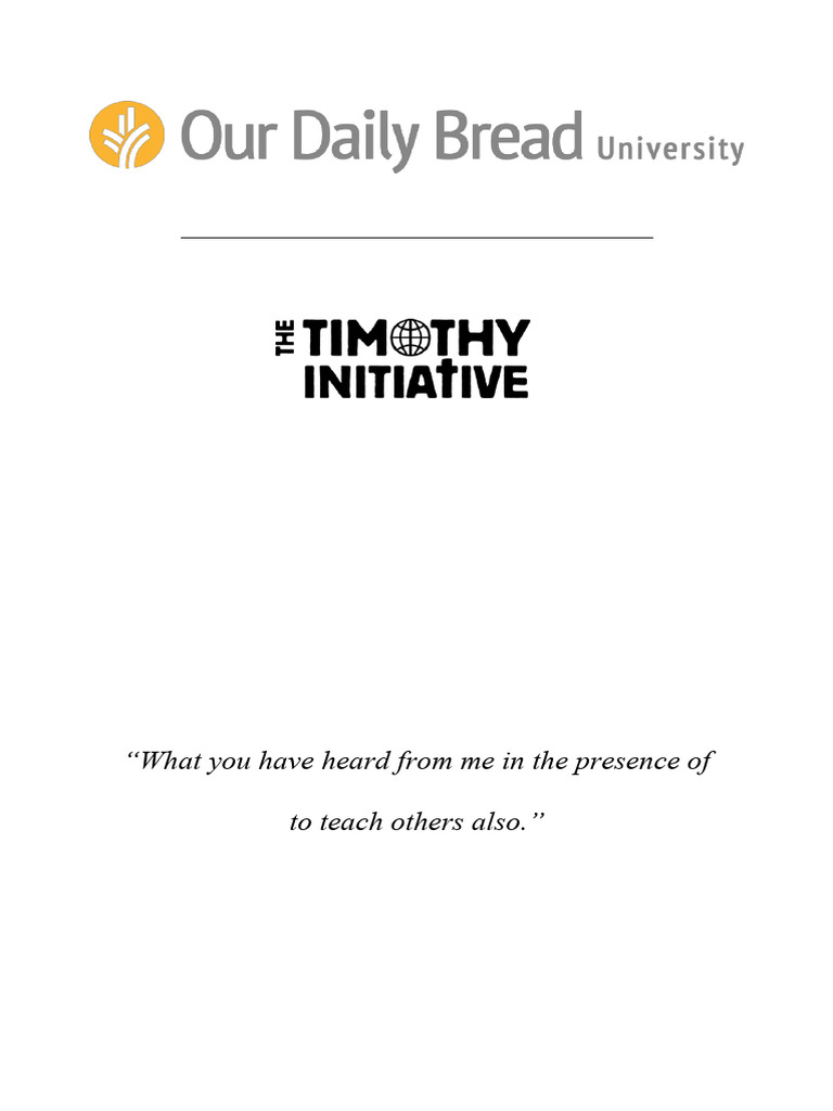 TTI_Book-01 | PDF | Bible | Book Of Genesis