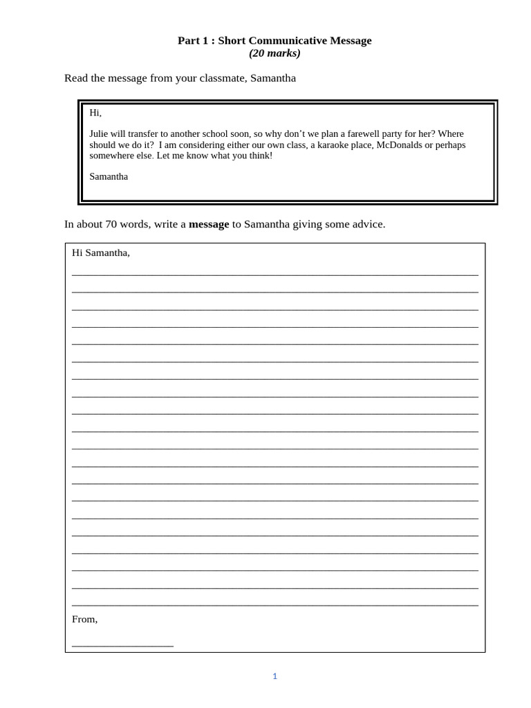 Form 2 Paper 2 Set 1 Edited | PDF