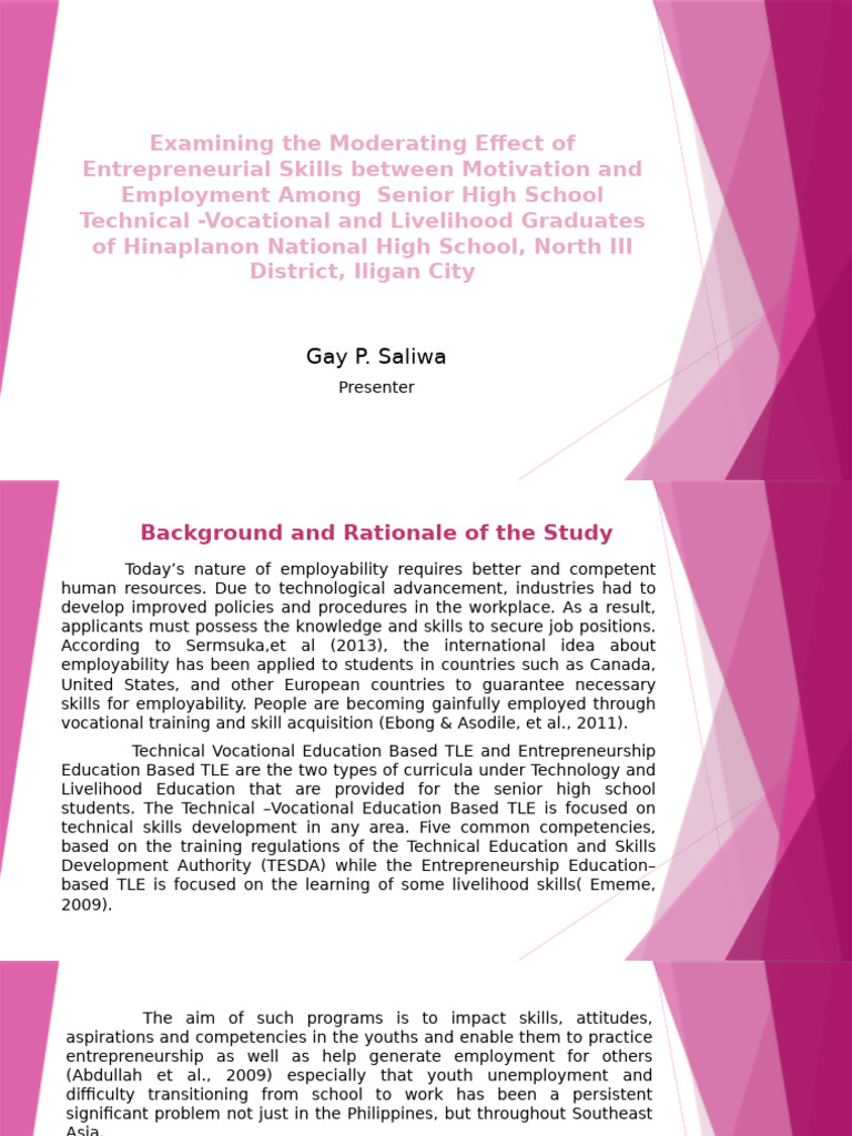 Concept Paper POWERPOINT PRESENTATION | PDF | Entrepreneurship | Theory