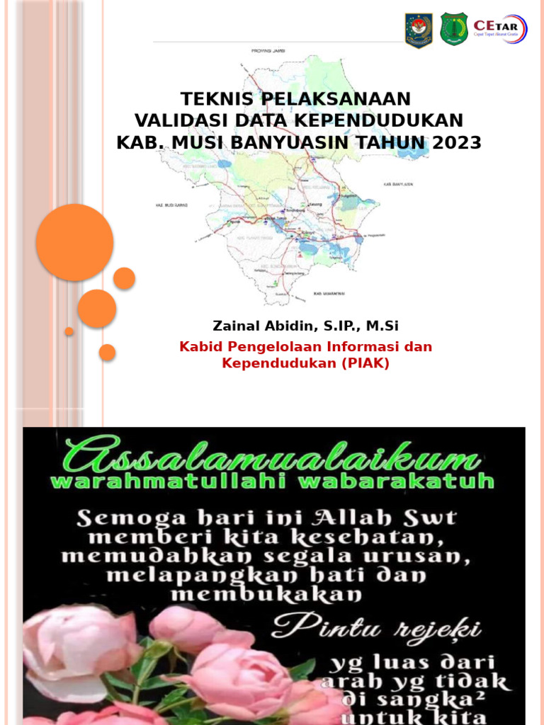 Validasi Data Kependudukan 2023 | PDF