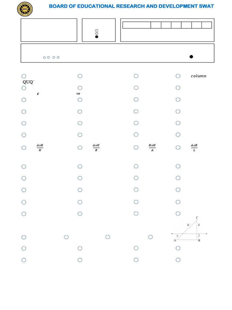 Class 9 Maths Pre Board | PDF | Triangle | Mathematics
