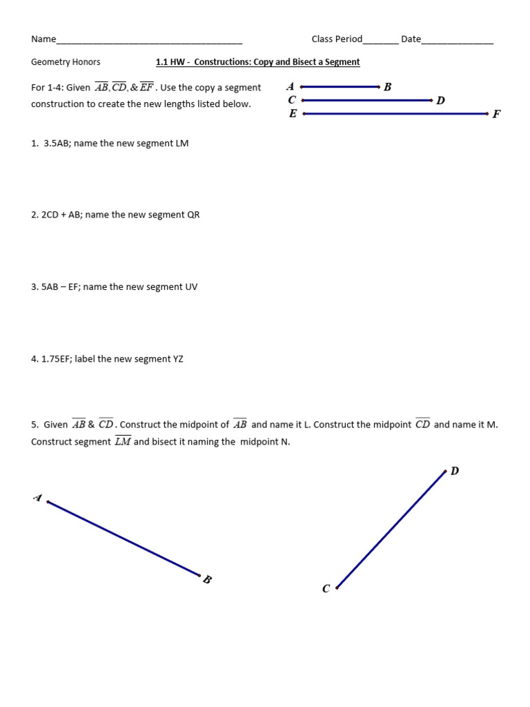 1.1b HW Copy, Bisect Segments Compressed | PDF