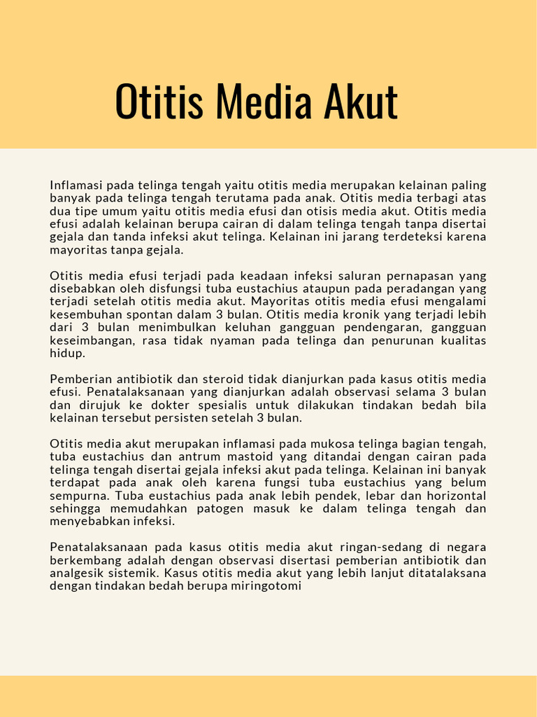 otitis media | PDF