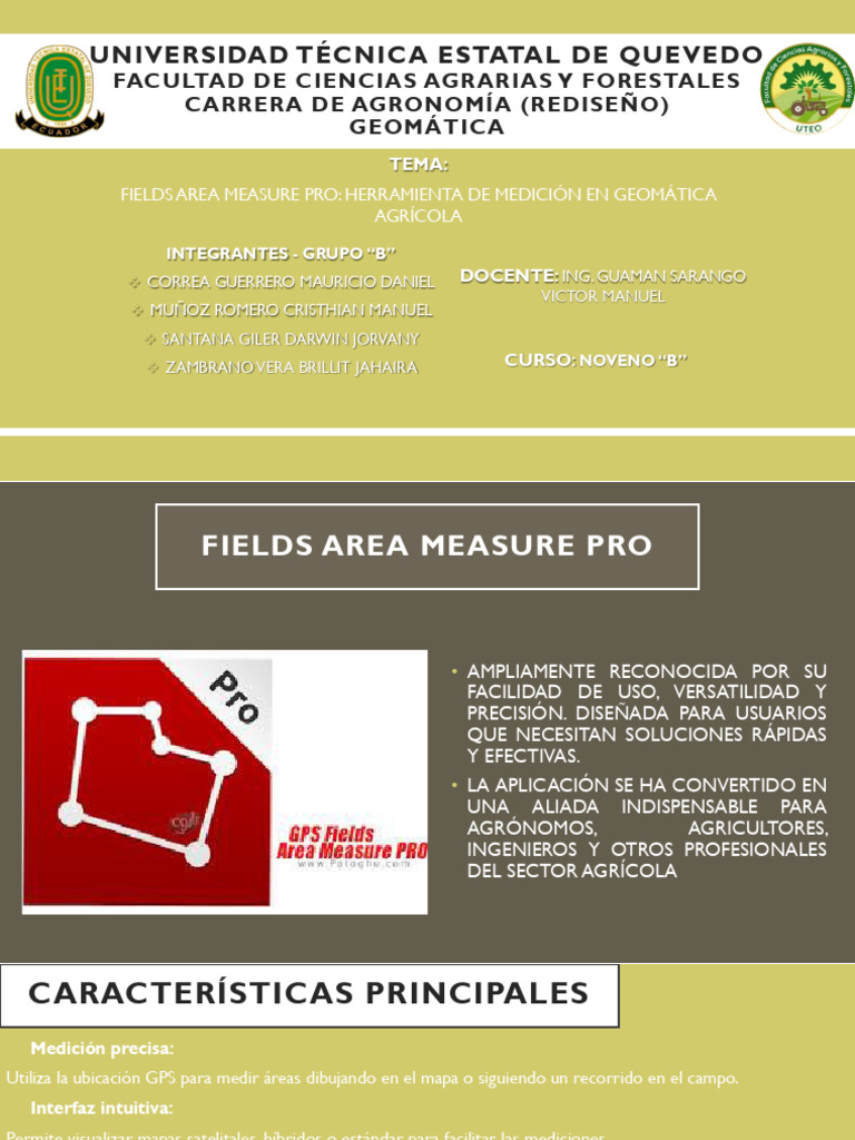 FIELDS AREA MEASURE PRO | PDF