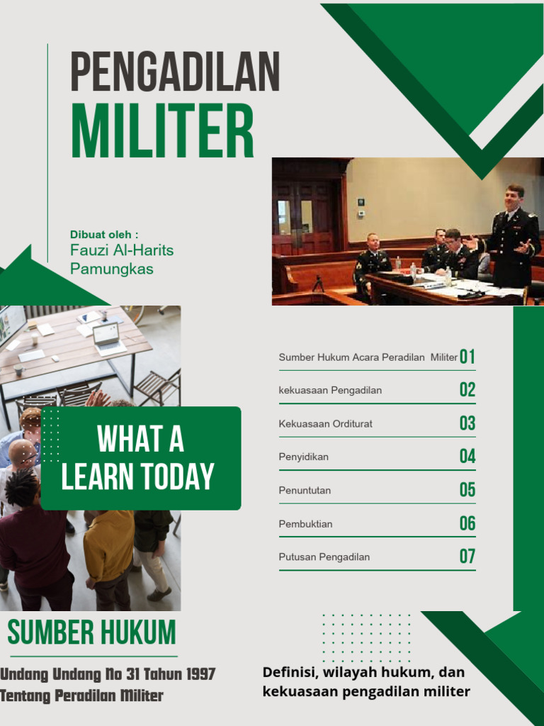 Hukum Acara Peradilan Militer | PDF