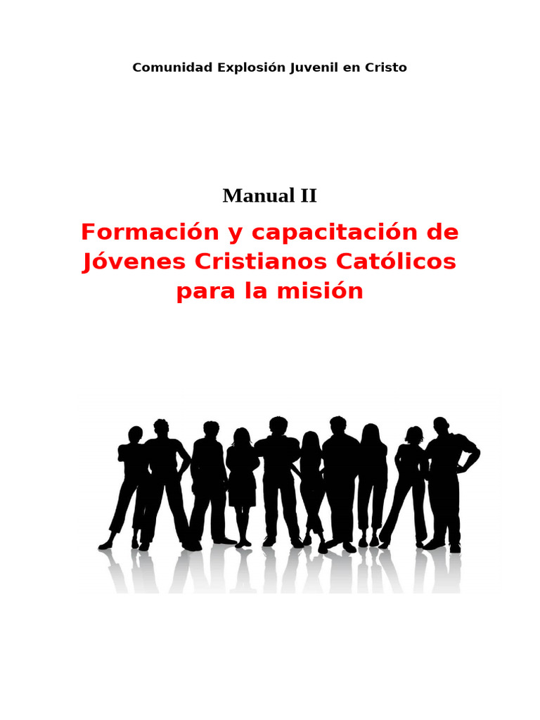 Formacion y Capacitacion de Jovenes para La Mision | PDF | Autoestima ...