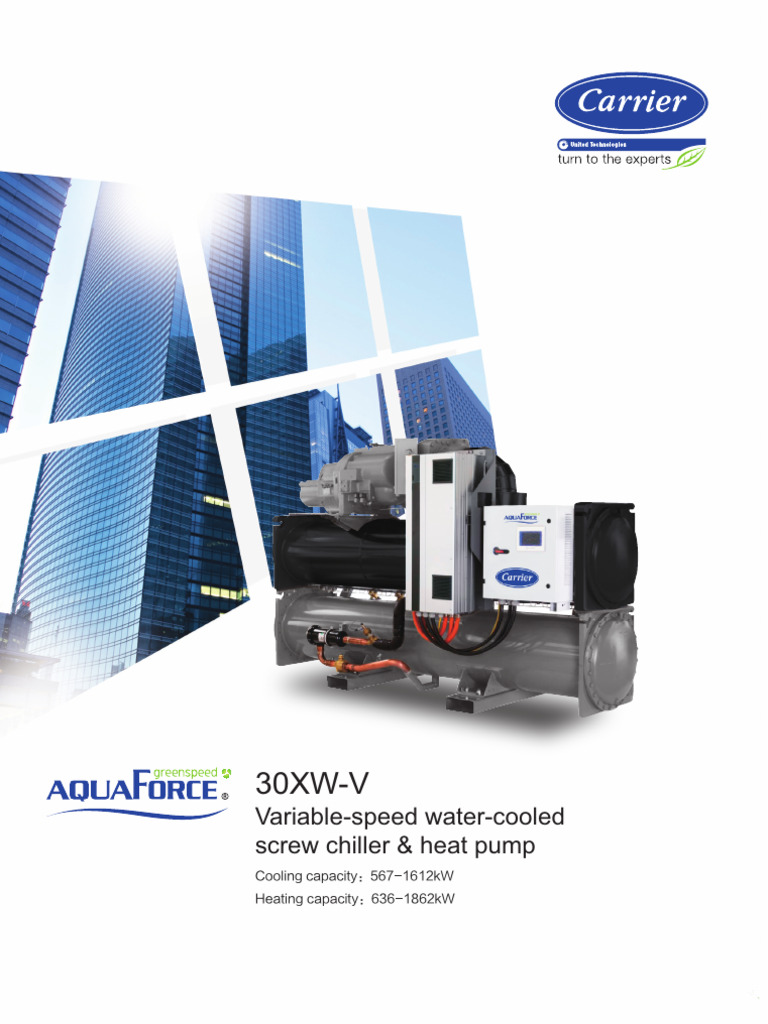 30XWV tcm177-84441 | PDF | Green Building | Air Conditioning