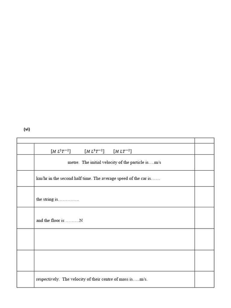 Class Xi Physics Hy QP 2024-2025 | PDF | Acceleration | Torque