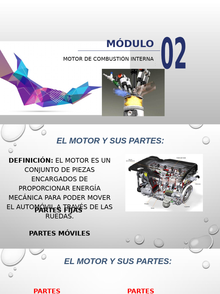 Componentes y Funcionamiento del Motor | PDF