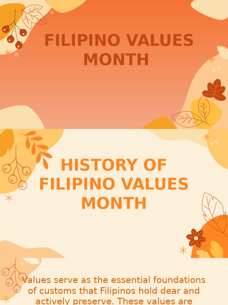 Filipino Values Month 2024 | PDF | Teachers | Psychological Resilience