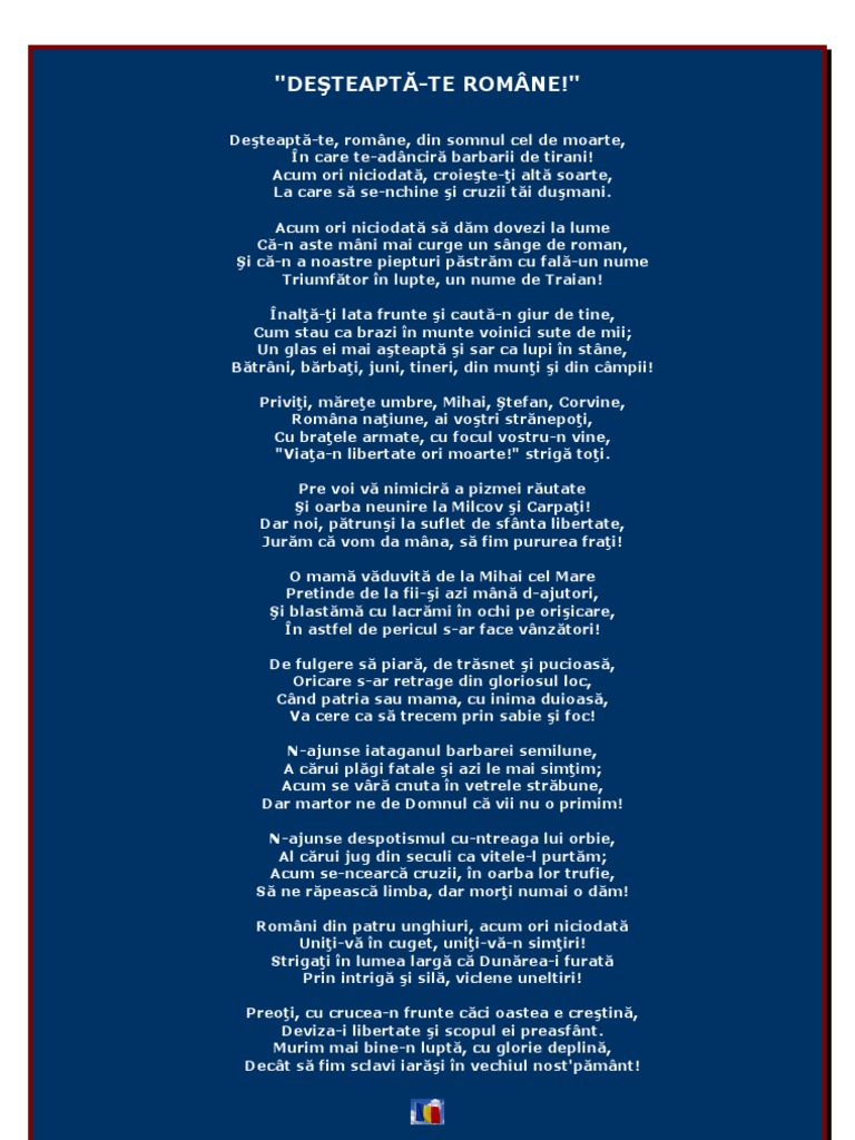 Imnul National, Versuri | PDF