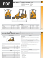 JCB 3DX Specifications Sheet | PDF | Loader (Equipment) | Transmission ...