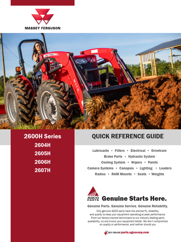 Massey_Ferguson_2600H_Machine_Specific_Quick_Reference_Guide (1) | PDF ...