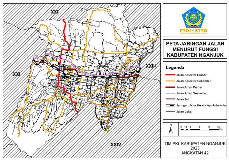 PETA JARINGAN JALAN MENURUT FUNGSI | PDF