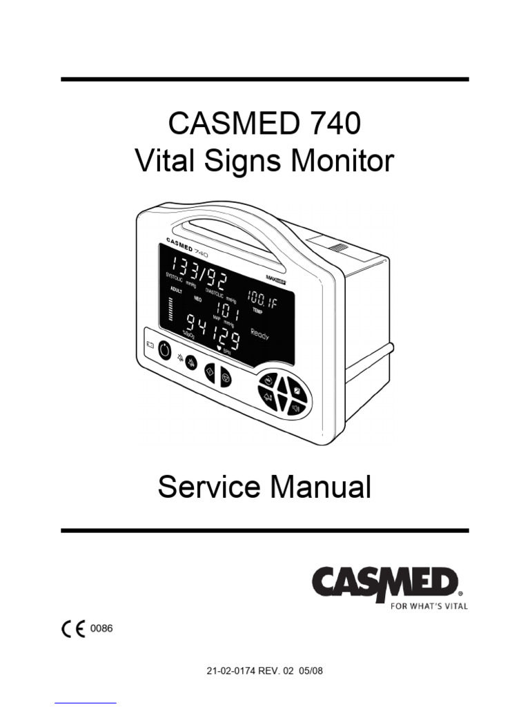 Casmed 740 Vital Signs Monitor: Downloaded From Manuals Search Engine | PDF