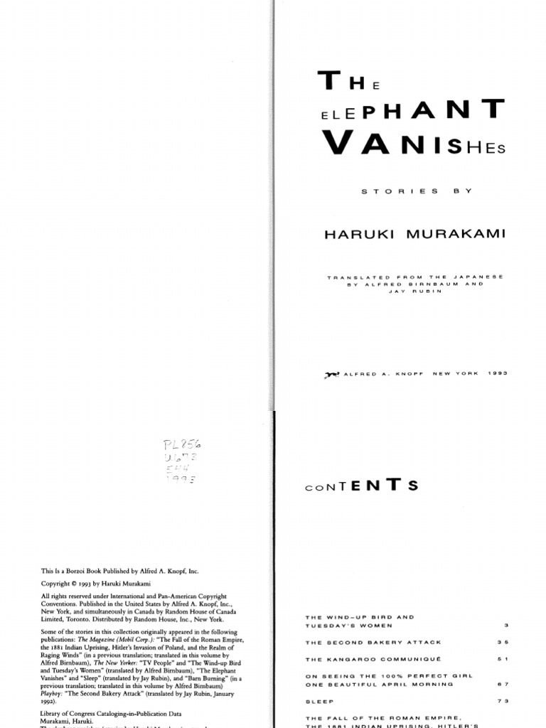 MURAKAMI - Haruki - Barn Burning | PDF