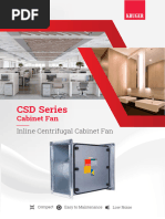 Kruger - CSD Cabinet Fan | PDF | Equipment | Electricity