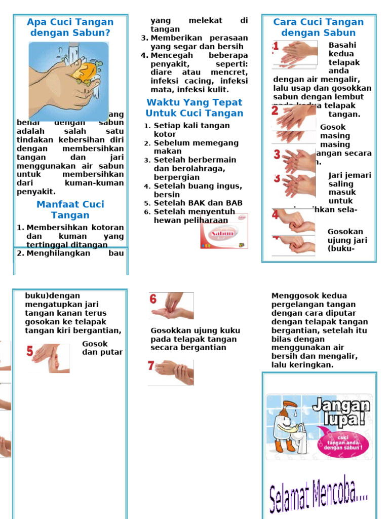 Leaflead Cuci Tangan | PDF