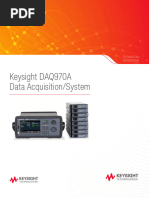 Manual DAQ970A-DAQ973A - Eng - Tds | PDF | Data Acquisition | Thermocouple