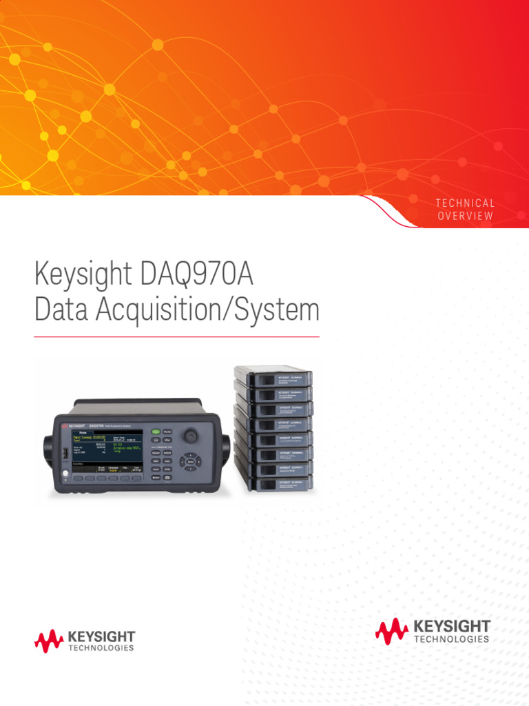 Keysight DAQ970A Data Acquisition Overview | PDF | Data Acquisition | Usb