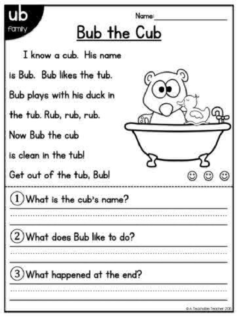Ub Bub The Cub | PDF