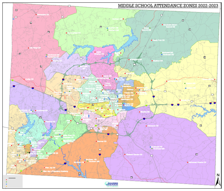 Middle School District Maps | PDF