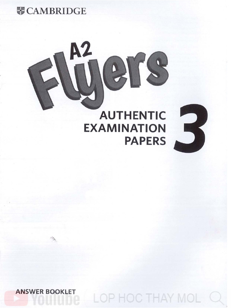 KEY - A2 Flyers 3 | PDF