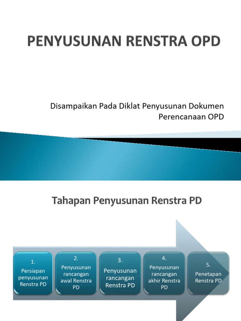 Penyusunan Renstra | PDF
