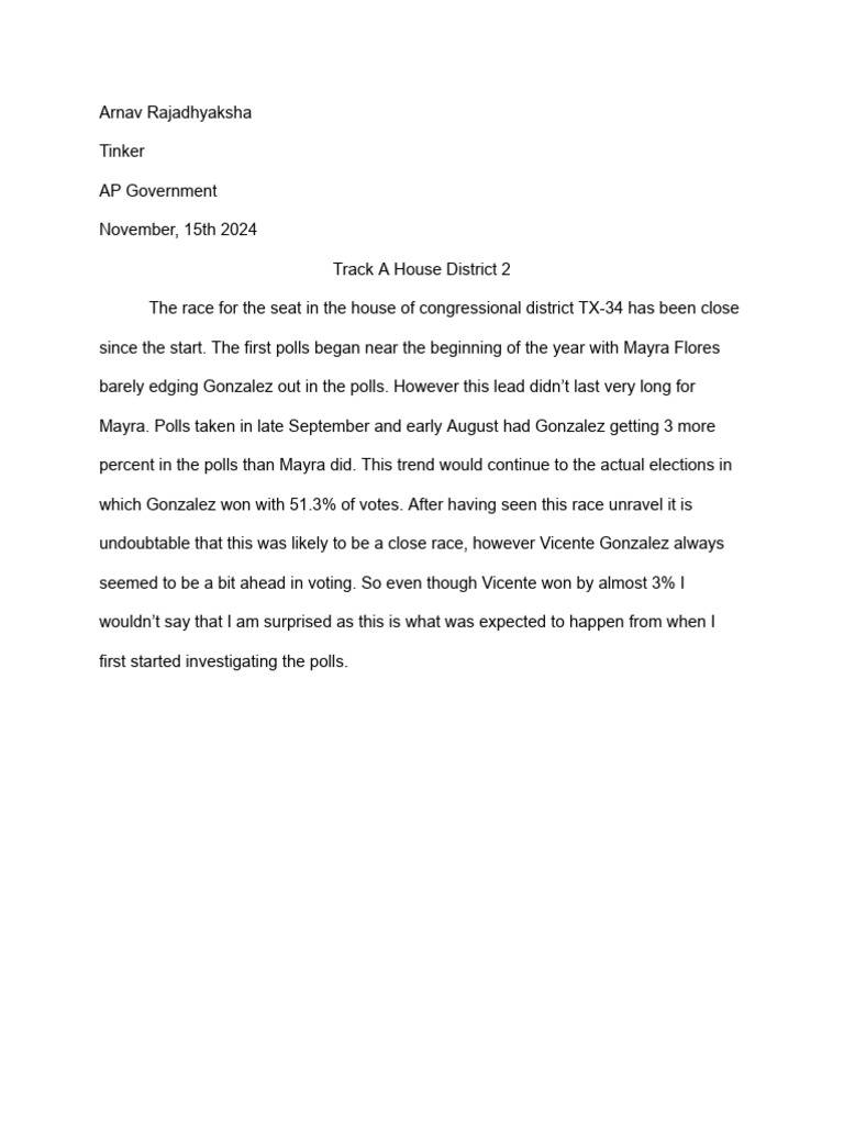 Track A House District 2 | PDF