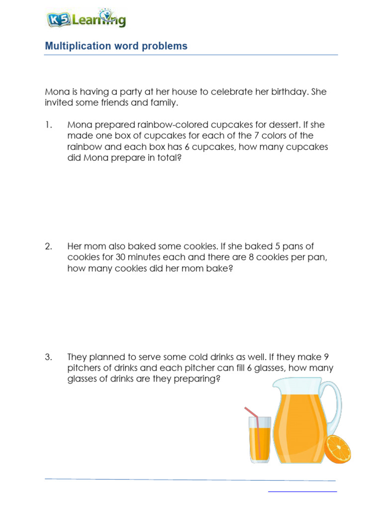 grade_3_multiplication_word_problems_a2-merged | PDF | Rock (Geology ...