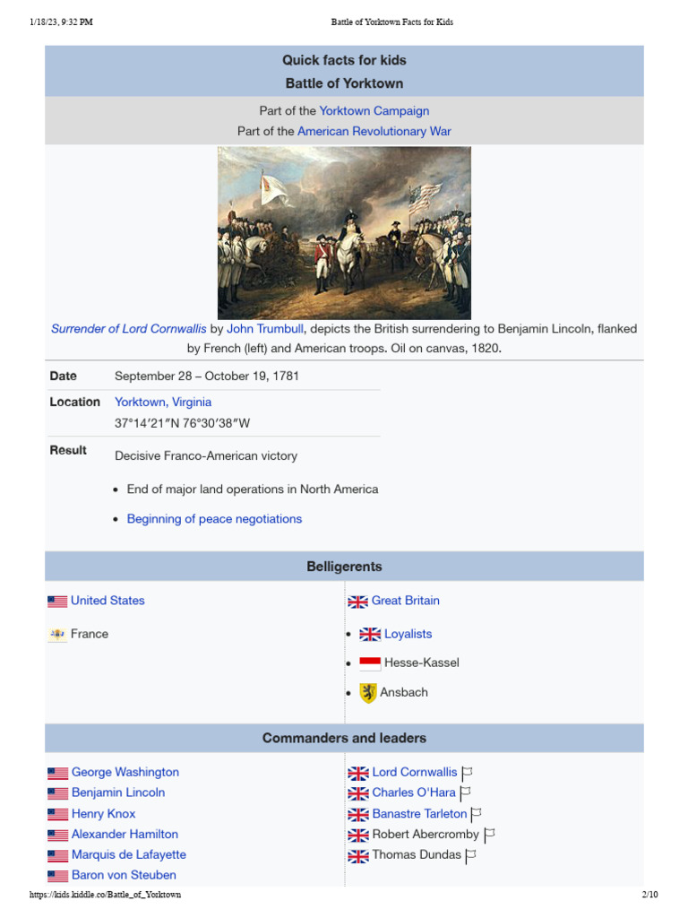 article4 | PDF | Siege Of Yorktown | Charles Cornwallis, 1st Marquess ...