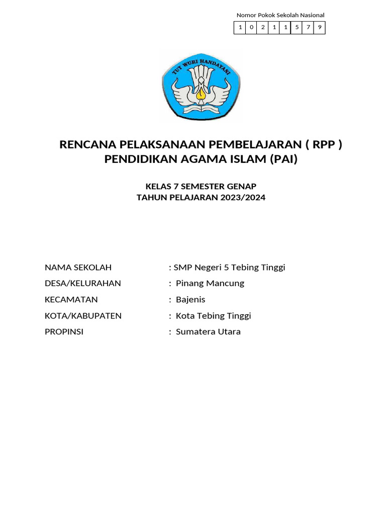 RPP Semester Genap 2023-2024 | PDF