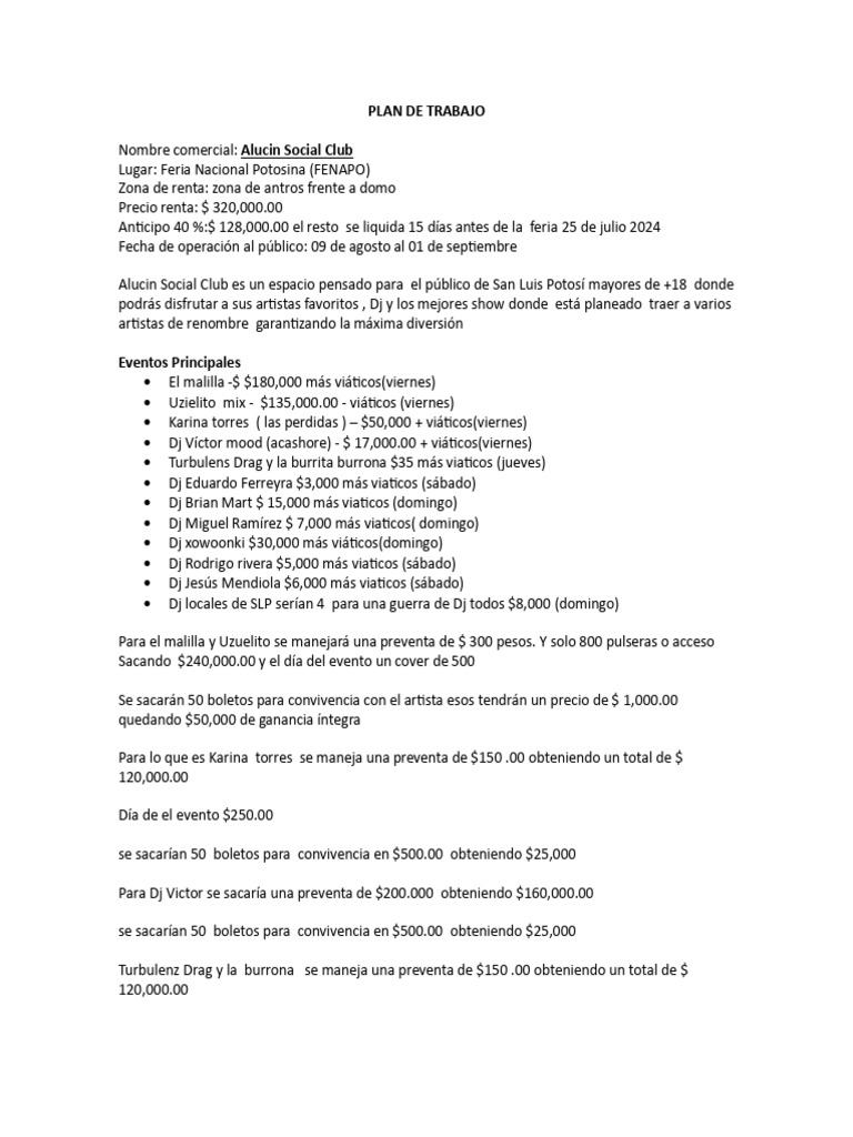 Proyecto Alucin Fenapo 2024 PDF | PDF