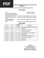 NCE Assessment 2023 Timetable | PDF