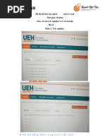 Đề Thi Kết Thúc Học Phần Toán Cao Cấp UEH 2024 - Trung Tâm OTHK - Nguyễn Ngọc Huy | PDF