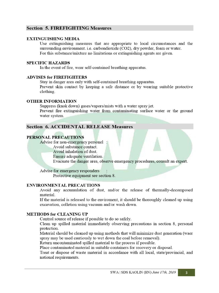 Lab Test Kaolin 204 | PDF