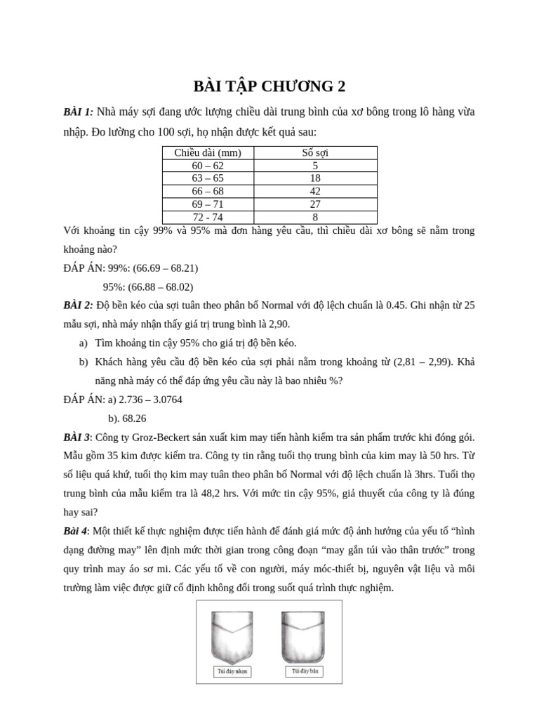 Dap An Bai Tap Chuong 2 | PDF