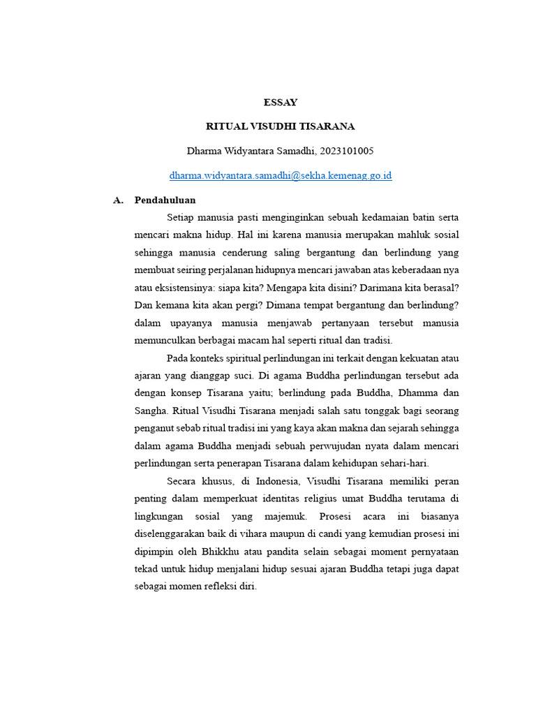 Ritual Visudhi Tisarana Buddha | PDF