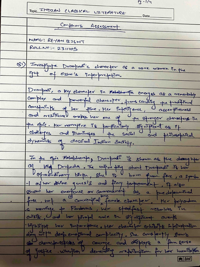 ICL Draupadi CA2 | PDF