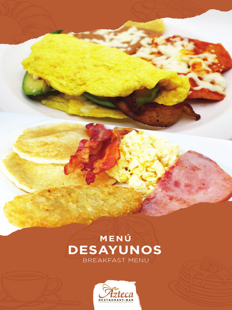 Breakfast Menu with Juices and Combos | PDF | Latin American Cuisine ...