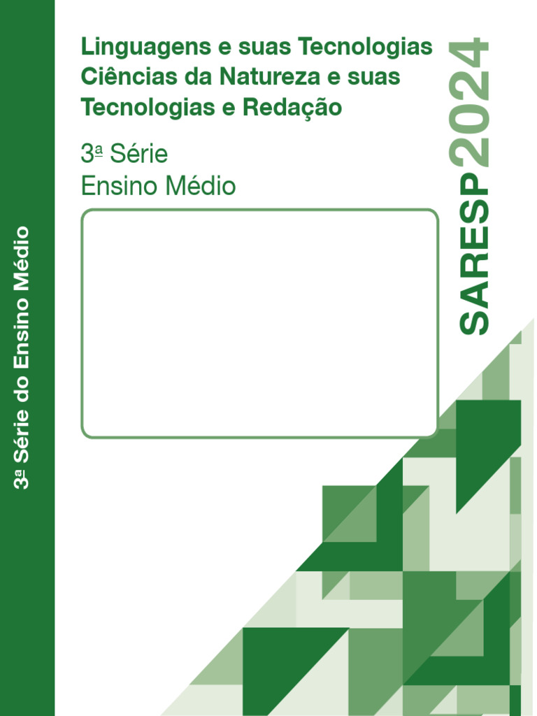 3º Ano EM - Prova Principal - 301 - LT-CNT-RD-3 SerieEM - 024 - 1 | PDF | Temperatura | Ácido ...