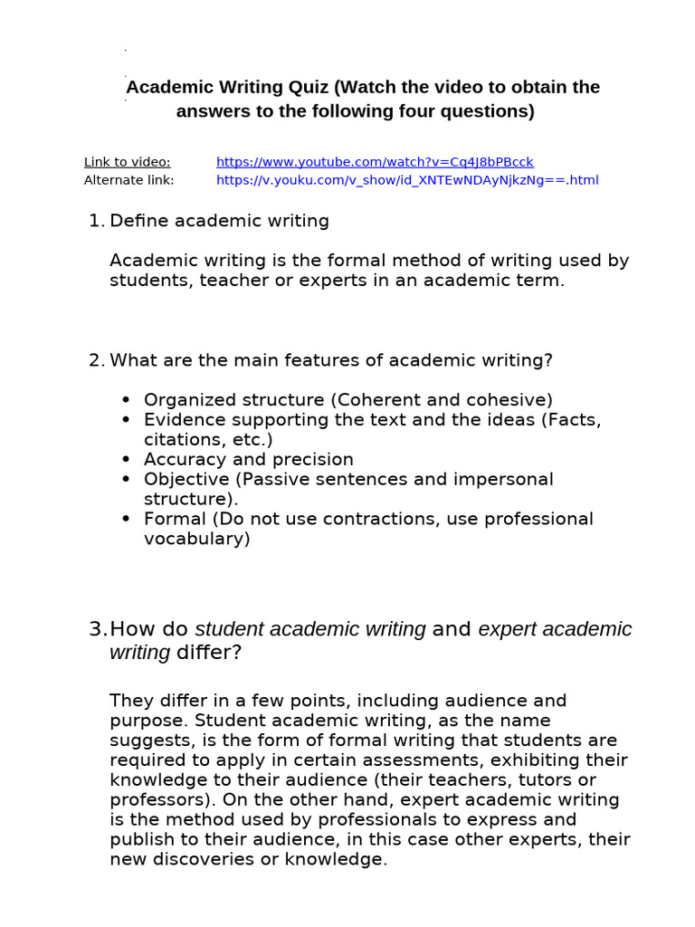 Understanding Academic Writing | PDF