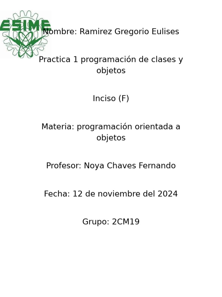 Ramirez Gregorio Eulises Repo | PDF | Programación de computadoras ...