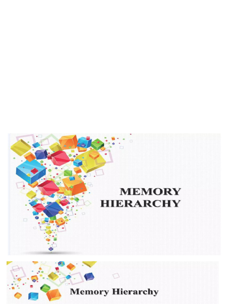 Memory Systems Hierarchy | PDF