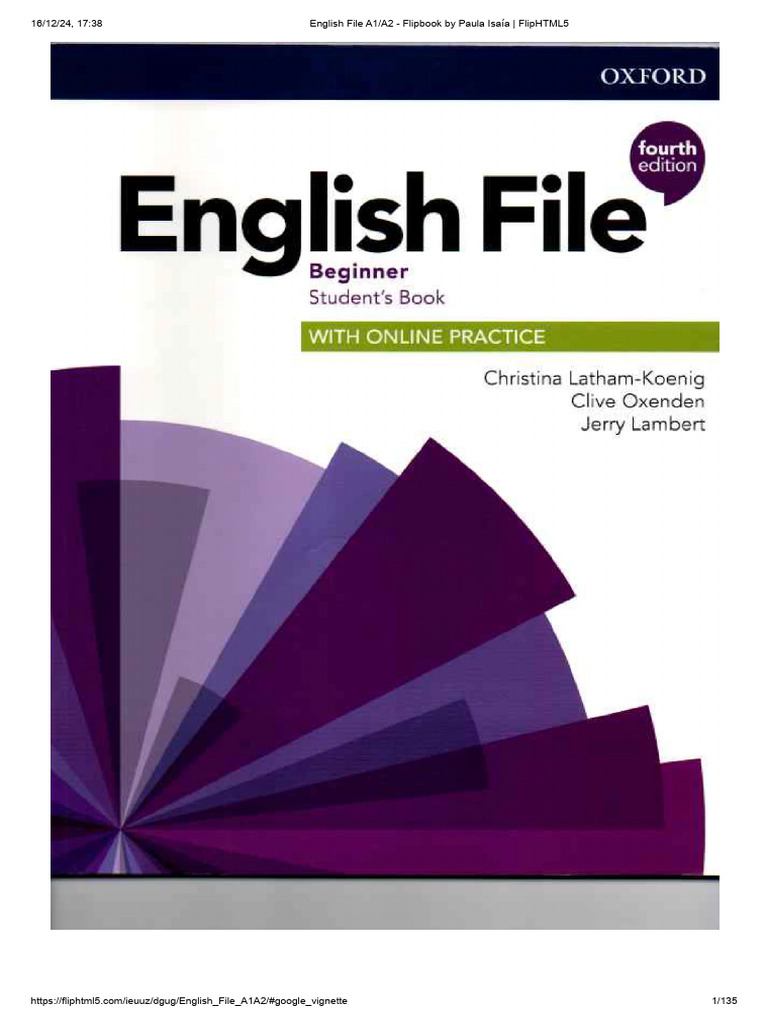 English File A1 - A2 - Flipbook by Paula Isaía - FlipHTML5 | PDF