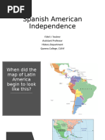 Latin American Independence Timeline | PDF | Latin America | South America