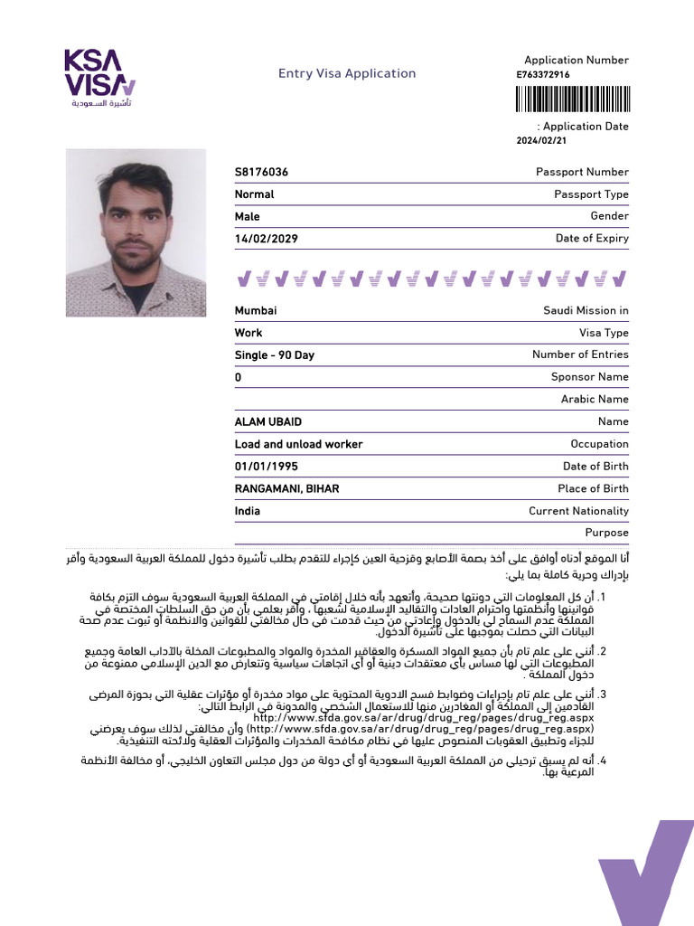 Alam Ubaid Visa Platform | PDF