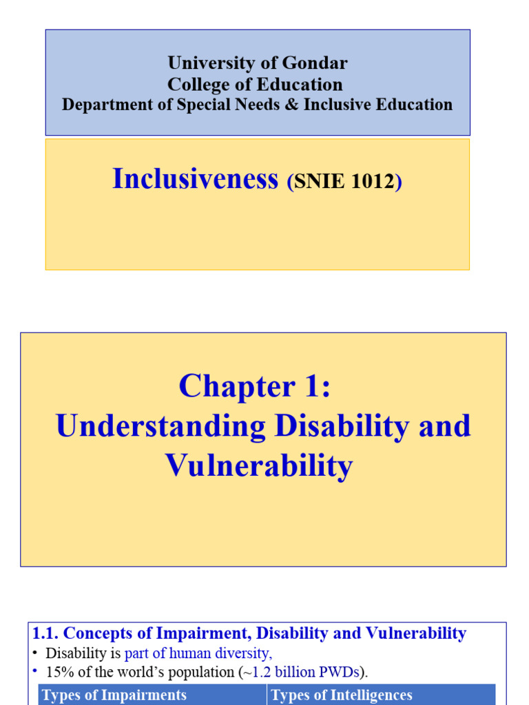 Inclusiveness, Revised | PDF | Disability | Optimism