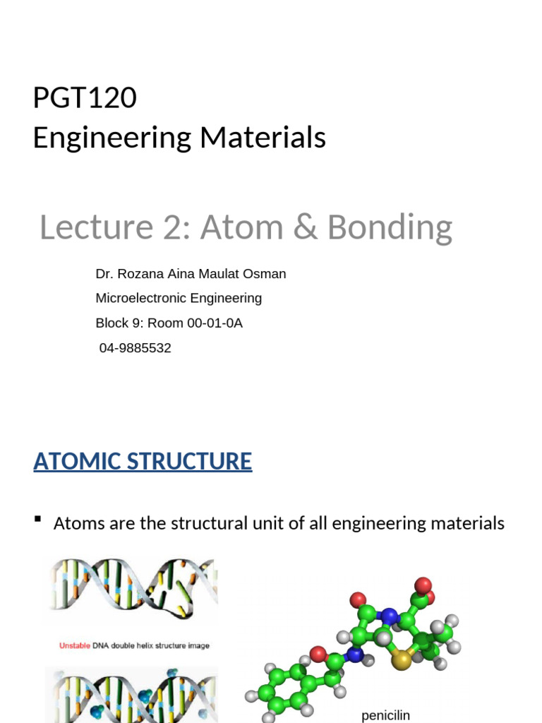 L2 - Atom and Bonding | PDF | Chemical Bond | Ionic Bonding