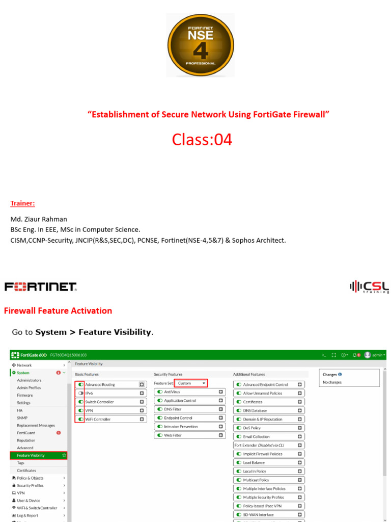 Fortinet_Class_4 | PDF